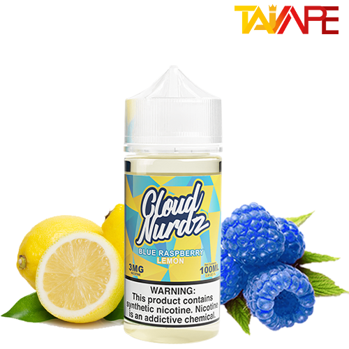 جویس کلودنوردز لیمو تمشک آبی CLOUD NURDZ BLUE RASPBERRY LEMON | تاج ویپ