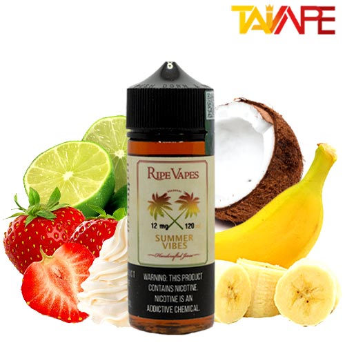 جویس نارگیل موز لیمو رایپ ویپز (120 میل) Ripe Vapes Summer Vibes - تاج ...